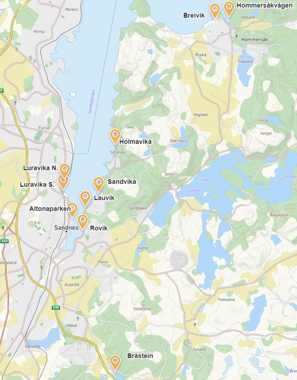 Sandnes kommune - Areal til badstue